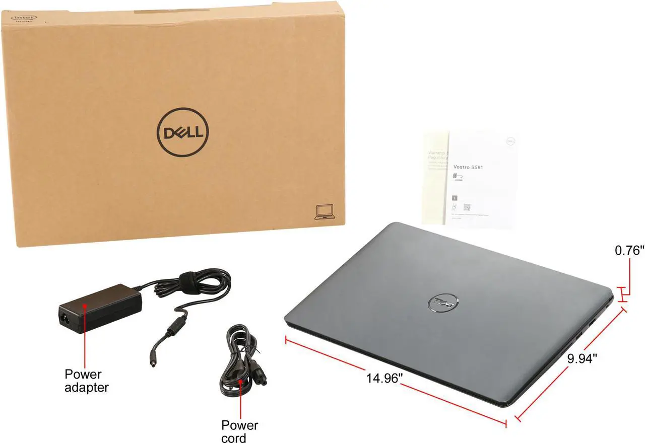 Open Box: DELL Laptop Vostro Intel Core i7-8565U 8GB Memory 256 GB SSD ...