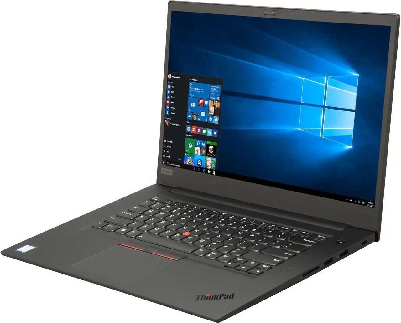 Lenovo Laptop ThinkPad X1 Extreme Intel Core i7-8750H 16GB Memory 512 ...