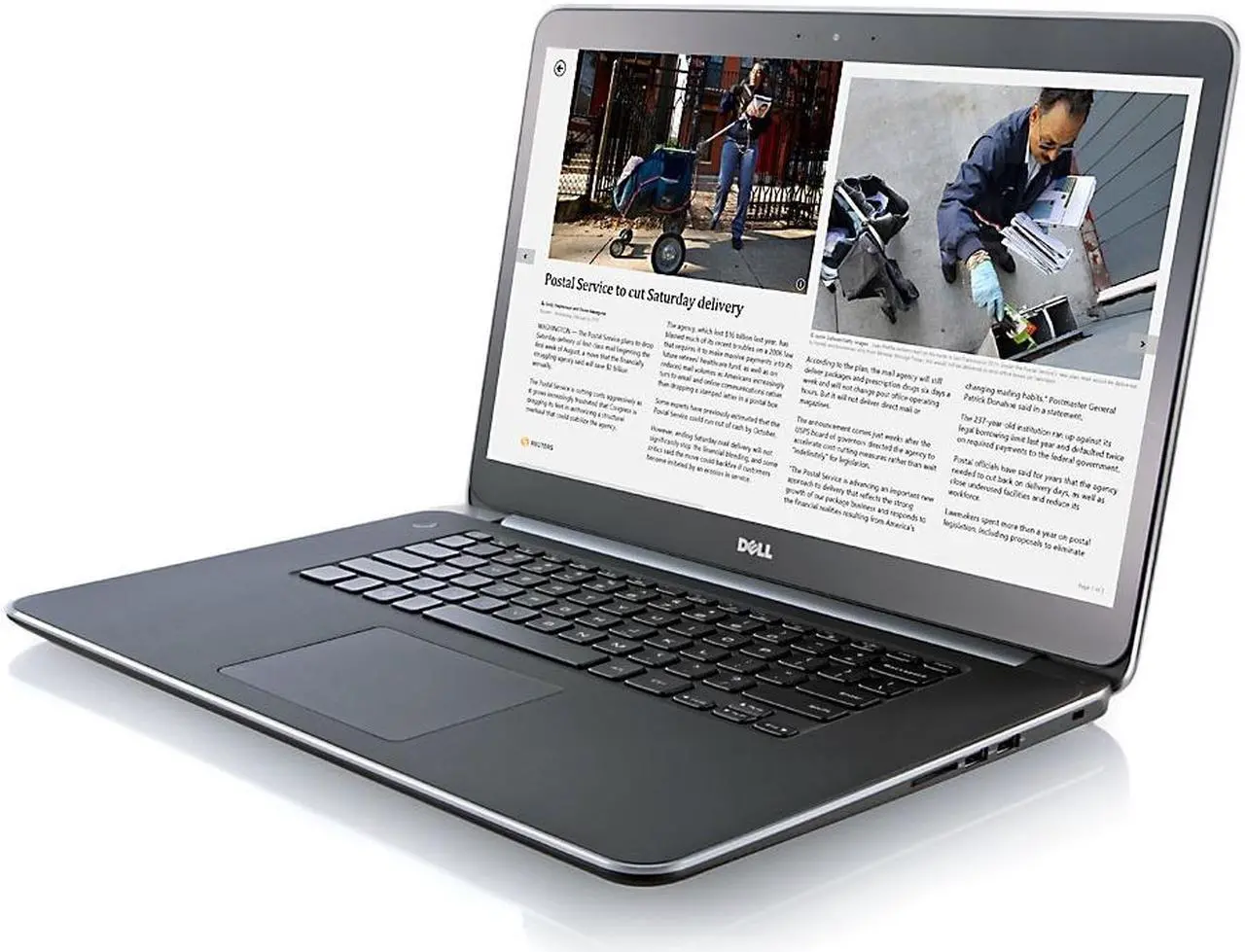 Refurbished: Dell XPS 15-9530 Intel Core i7-4712HQ X4 2.3GHz 16GB 512GB SSD, Silver (Refurbished ...