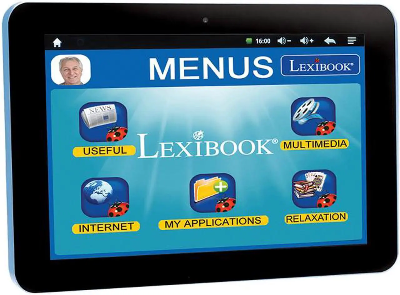 Lexibook Lexibook Tablet Serenity for Seniors (MFC410EN_09) 8GB Flash ...