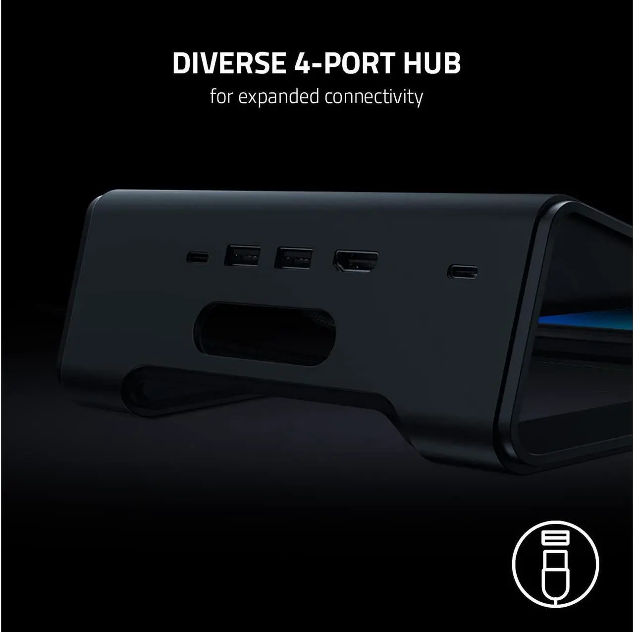 Razer Laptop Stand Chroma V2: Customizable Chroma RGB Lighting ...