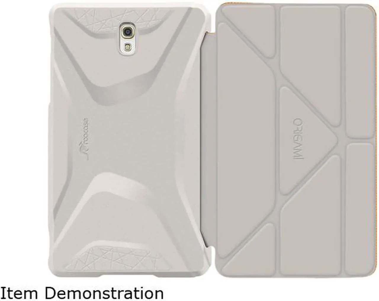 rooCASE Space Gray / roocase Orange Origami 3D Slim Shell Folio Case ...