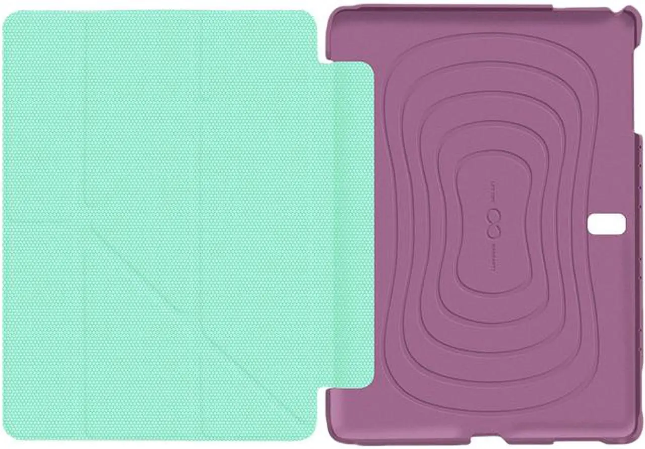 rooCASE Radiant Orchid / Mint Candy Origami 3D Slim Shell Folio Case ...