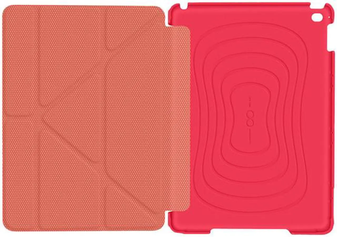 rooCASE Persian Rose / Ruddy Pink Origami 3D Slim Shell Case for iPad ...