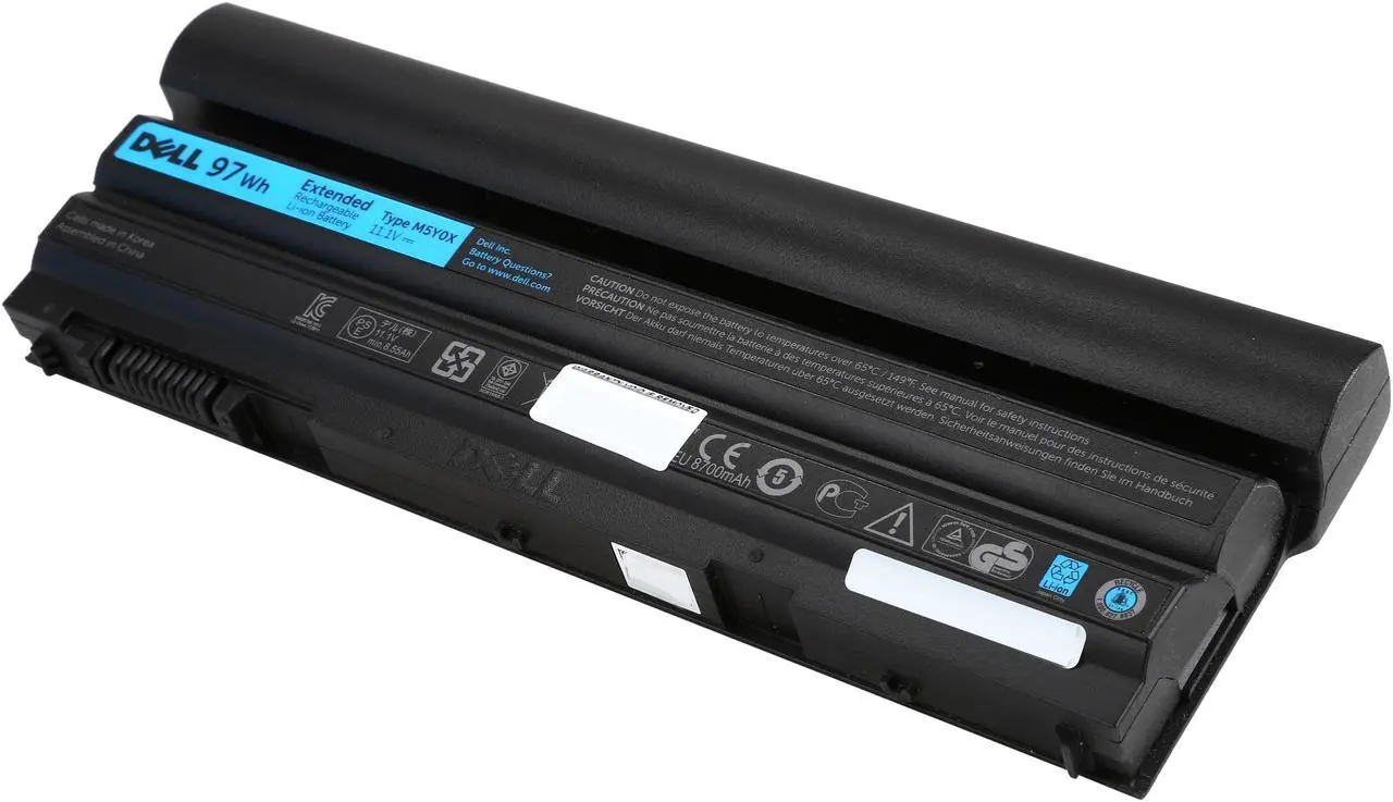 Genuine DELL 97W M5Y0X 9 Cell Laptop Primary Battery for Latitude E5420 ...