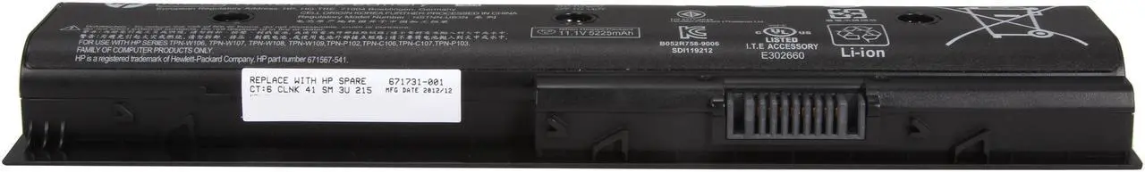 HP H2L55AA MO06 6-cell Li-Ion notebook battery - Newegg.com