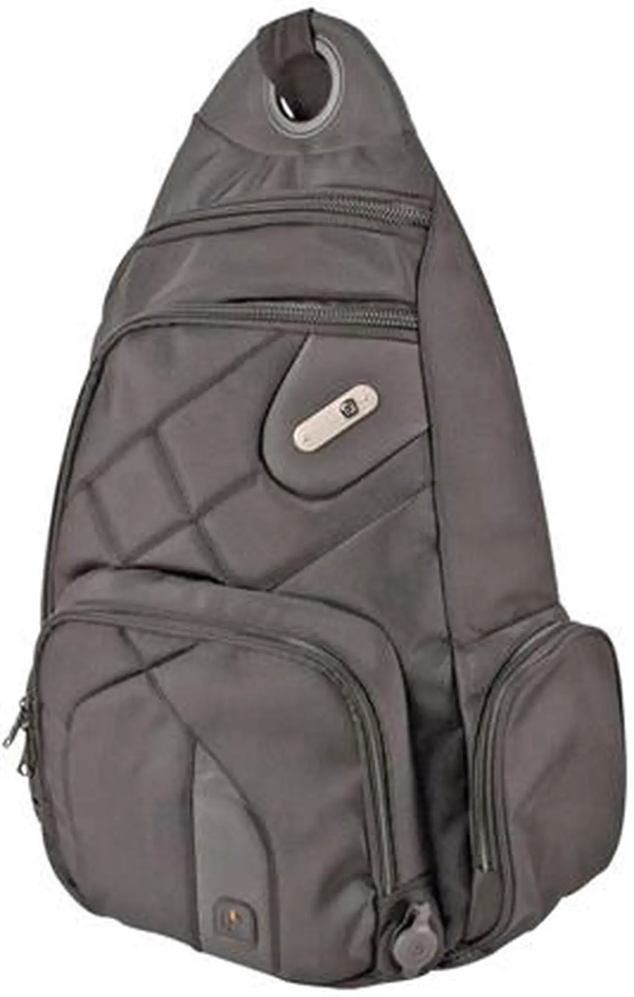 Powerbag Black Sling Bag with Dedicated Tablet Compartment and USB ...