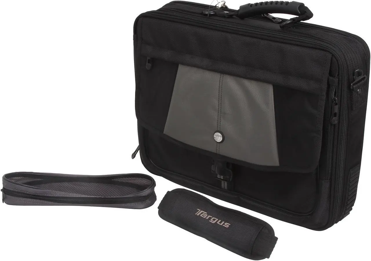 Targus Black/Gray Blacktop Deluxe 17" Laptop Case w/ Dome Protection ...