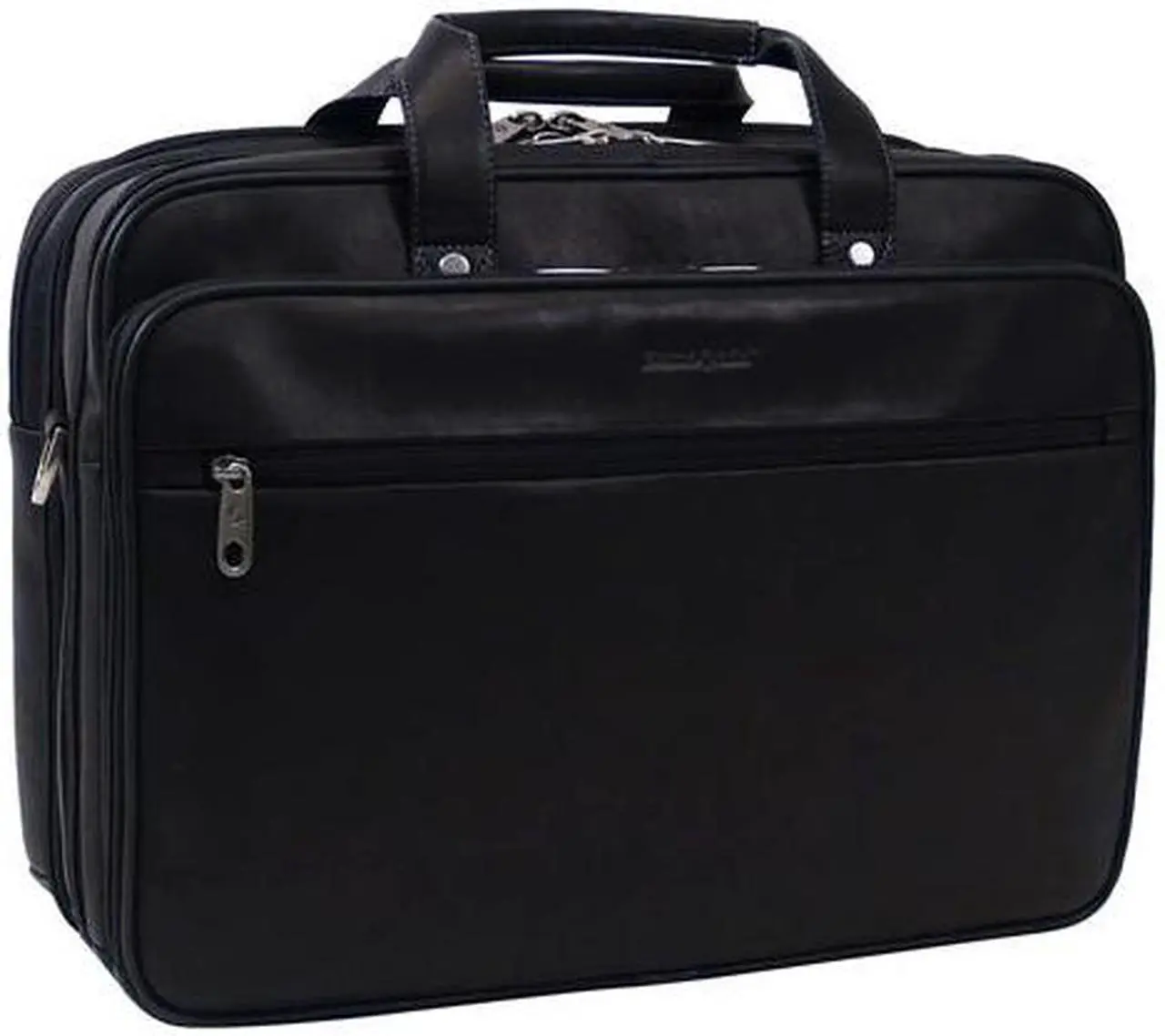 Samsonite Black 16" Leather Portfolio/computer Case Model 924375 ...