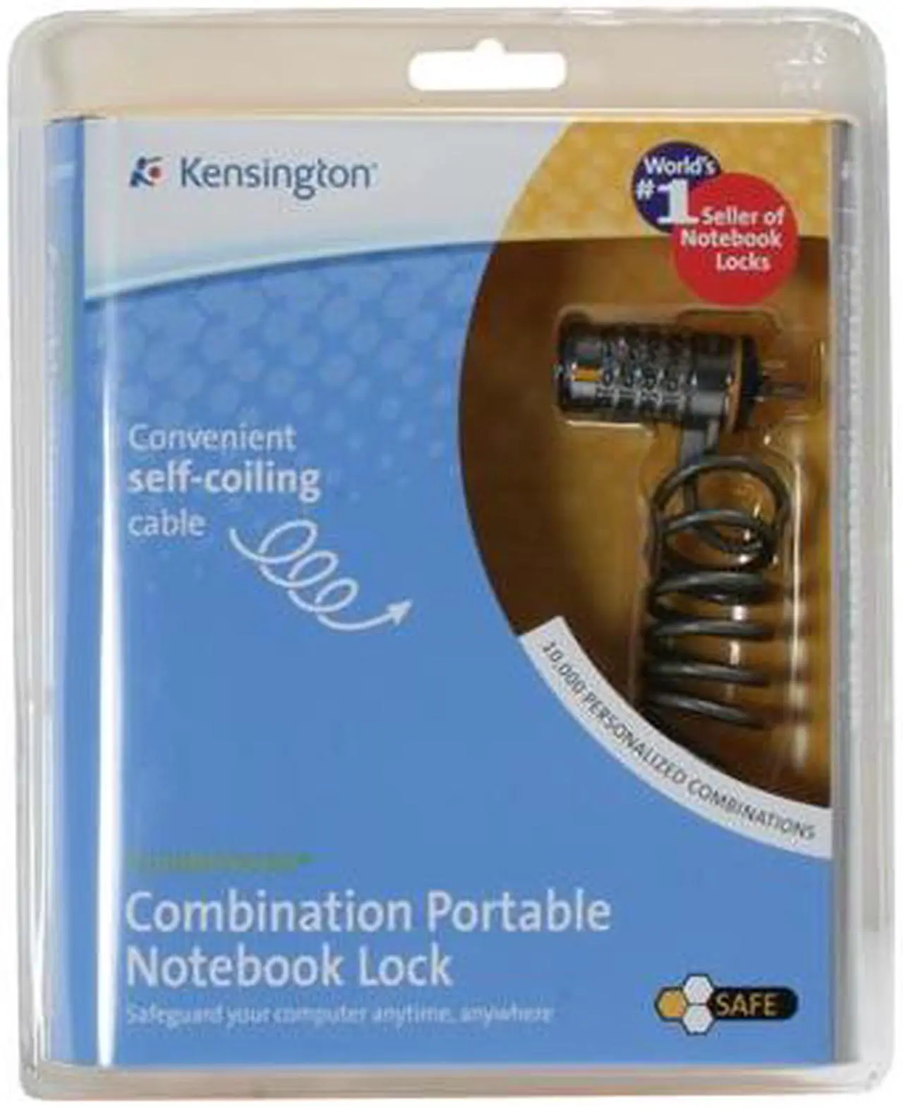 Kensington ComboSaver Combination Portable Notebook Lock K64515USA ...