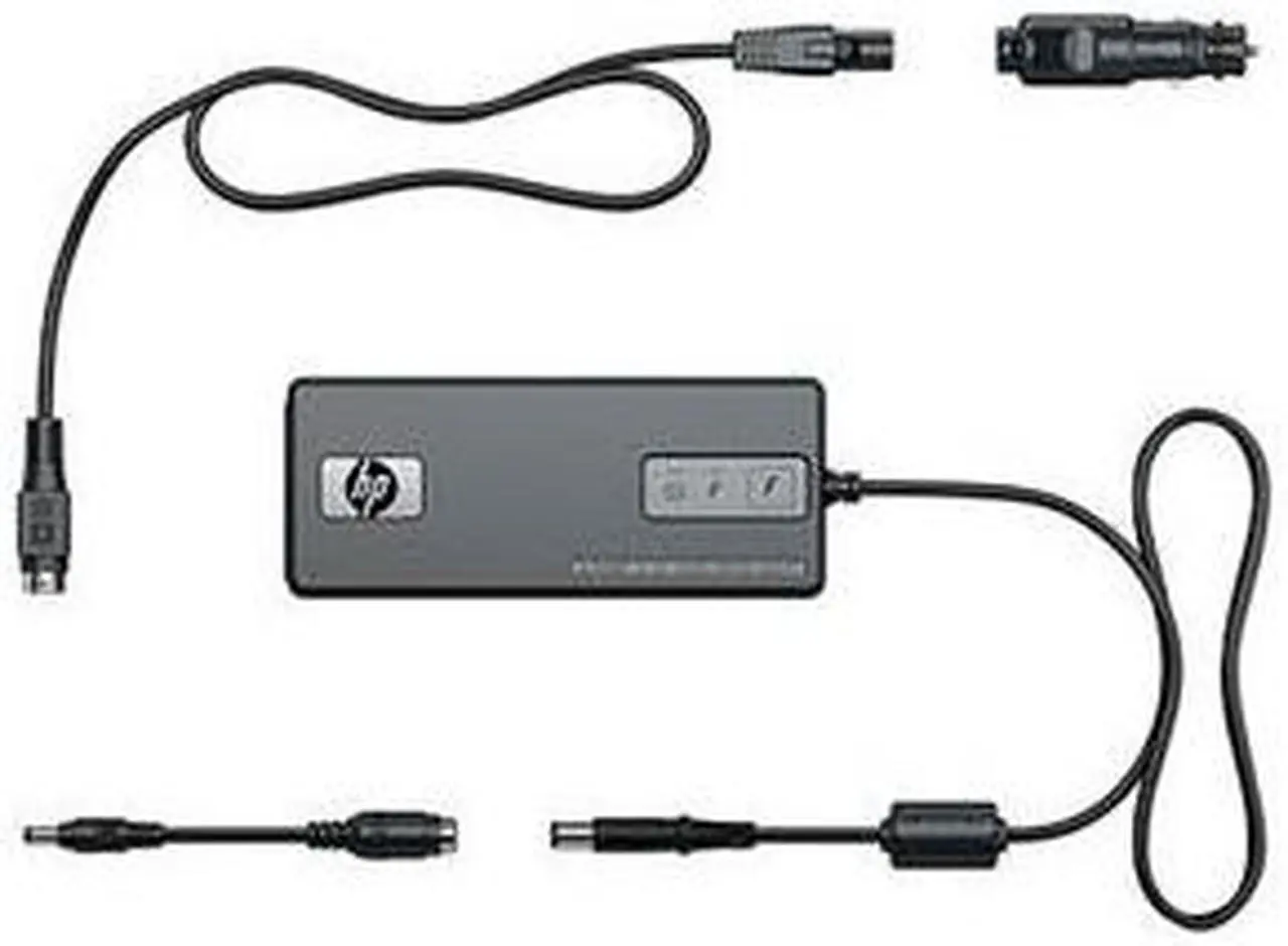 HP KS474AA#ABA 90W Smart-pin Auto/Air/AC Adapter - Newegg.com