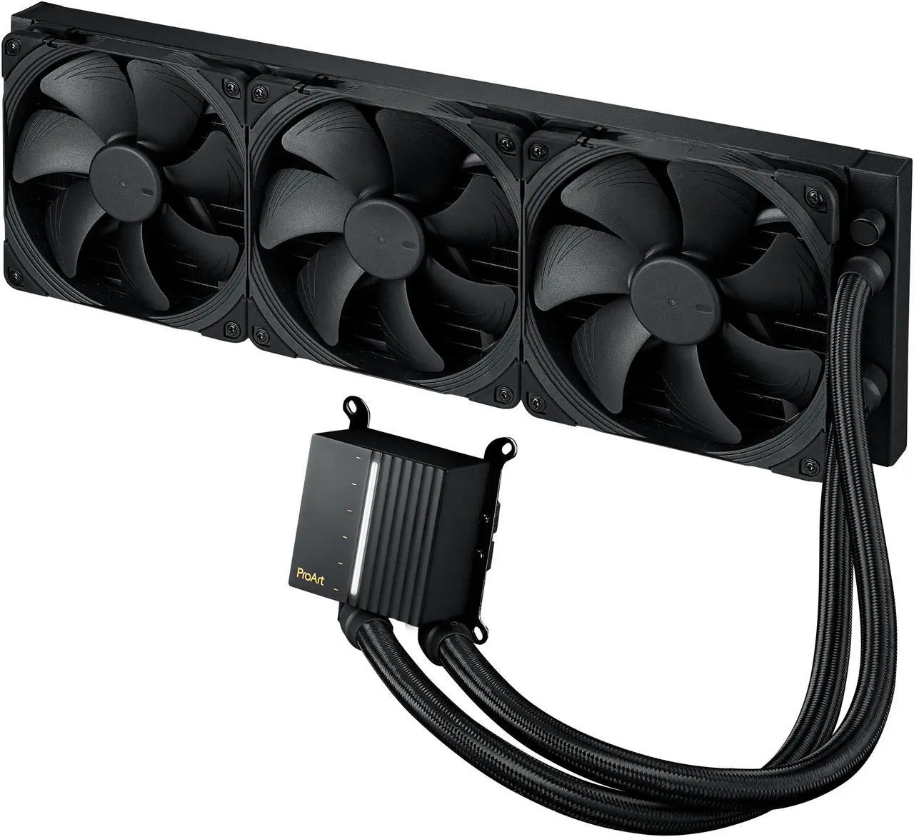 ASUS ProArt LC 420 all-in-one CPU liquid cooler with illuminated system ...