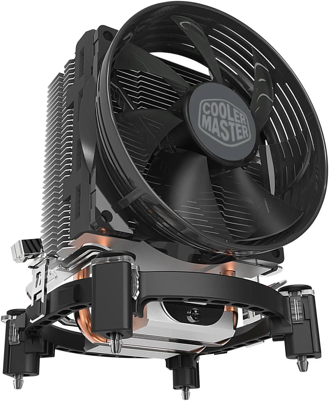 Cooler Master Hyper T20 Compact CPU Air Cooler with 2 Copper Heat Pipes ...