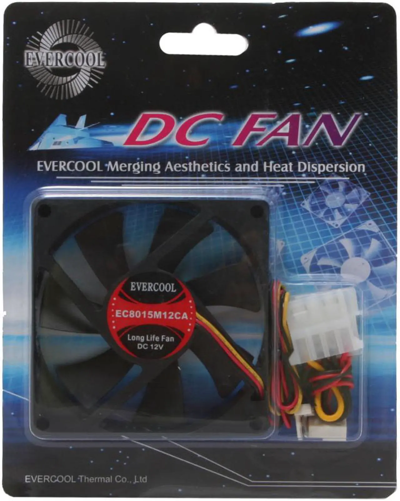 EVERCOOL FAN-EC8015M12CA Case Cooling Fan - Newegg.com