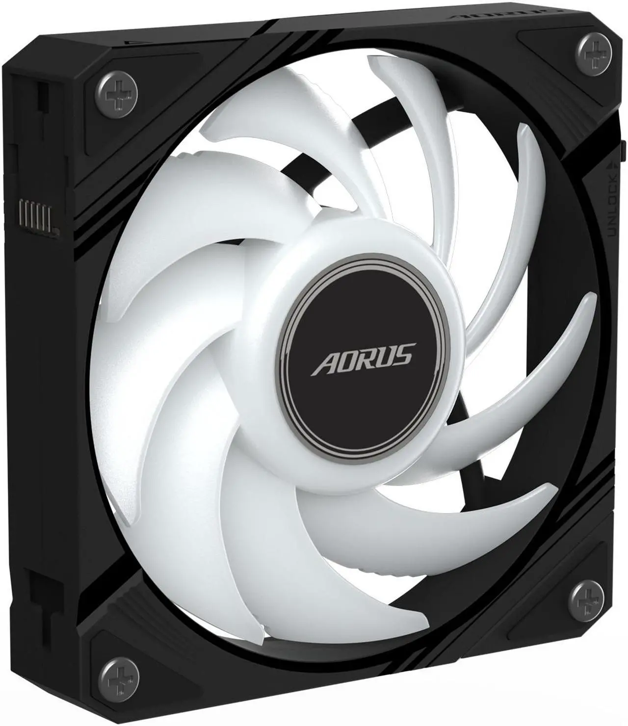 AORUS EZ CHAIN FAN 120 ICE, 120mm Hydro Dynamic Bearing Computer Case ...