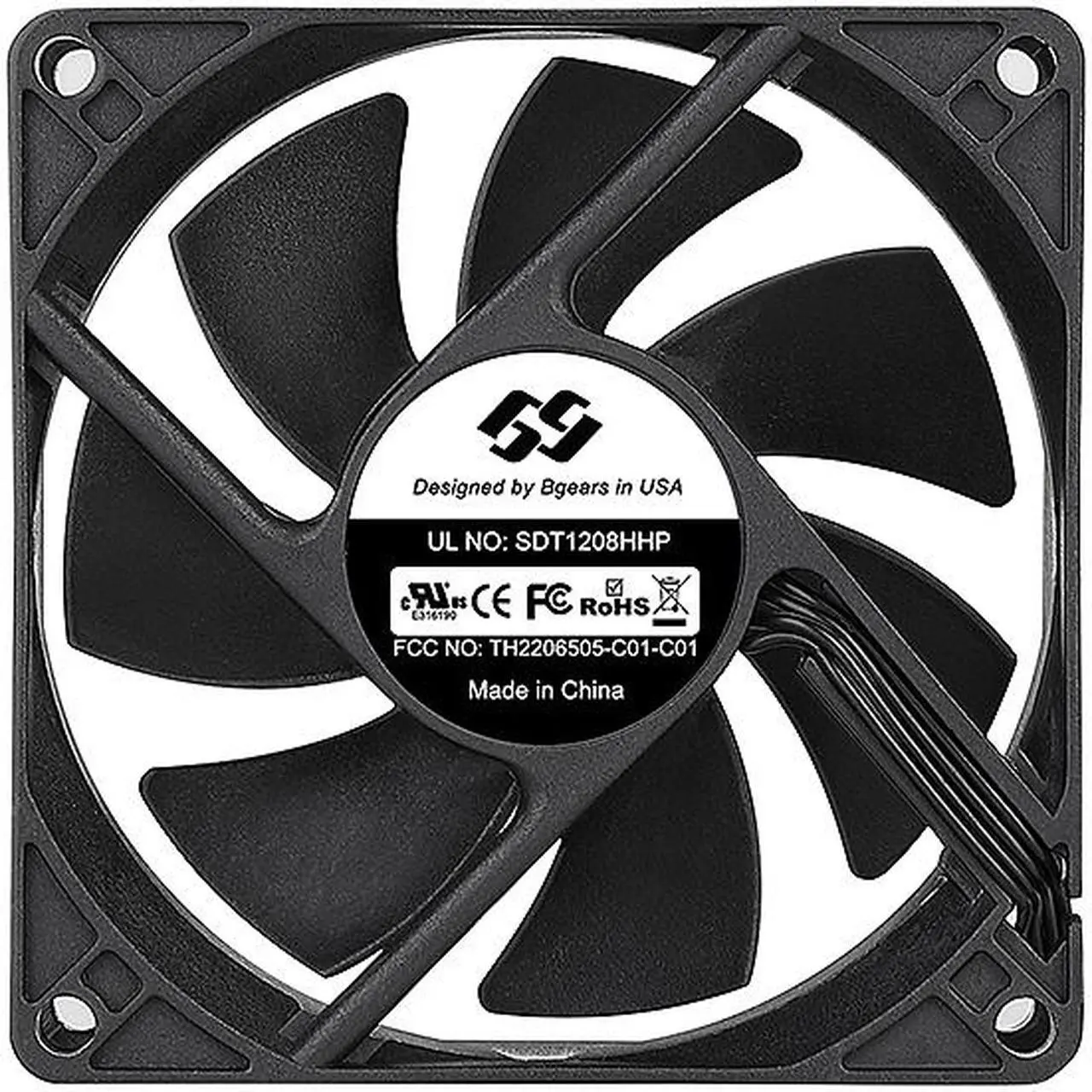 Bgears b-BlasterPWM 80mm 2 ball bearing PWM fan with speed range from ...