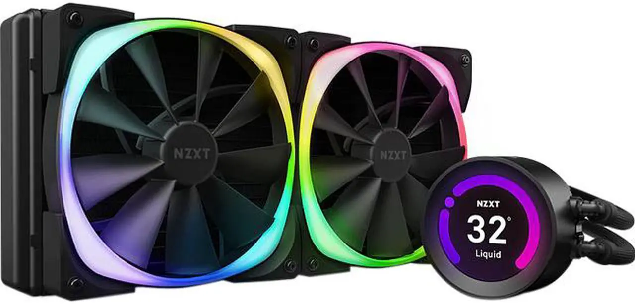 NZXT Kraken Z63 280mm Liquid Cooler with LCD Display LGA 1700 ...