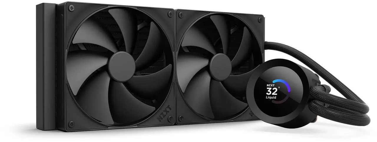 NZXT KRAKEN PLUS 280 MM AIO LIQUID COOLER WITH 1.54" LCD & STATIC ...