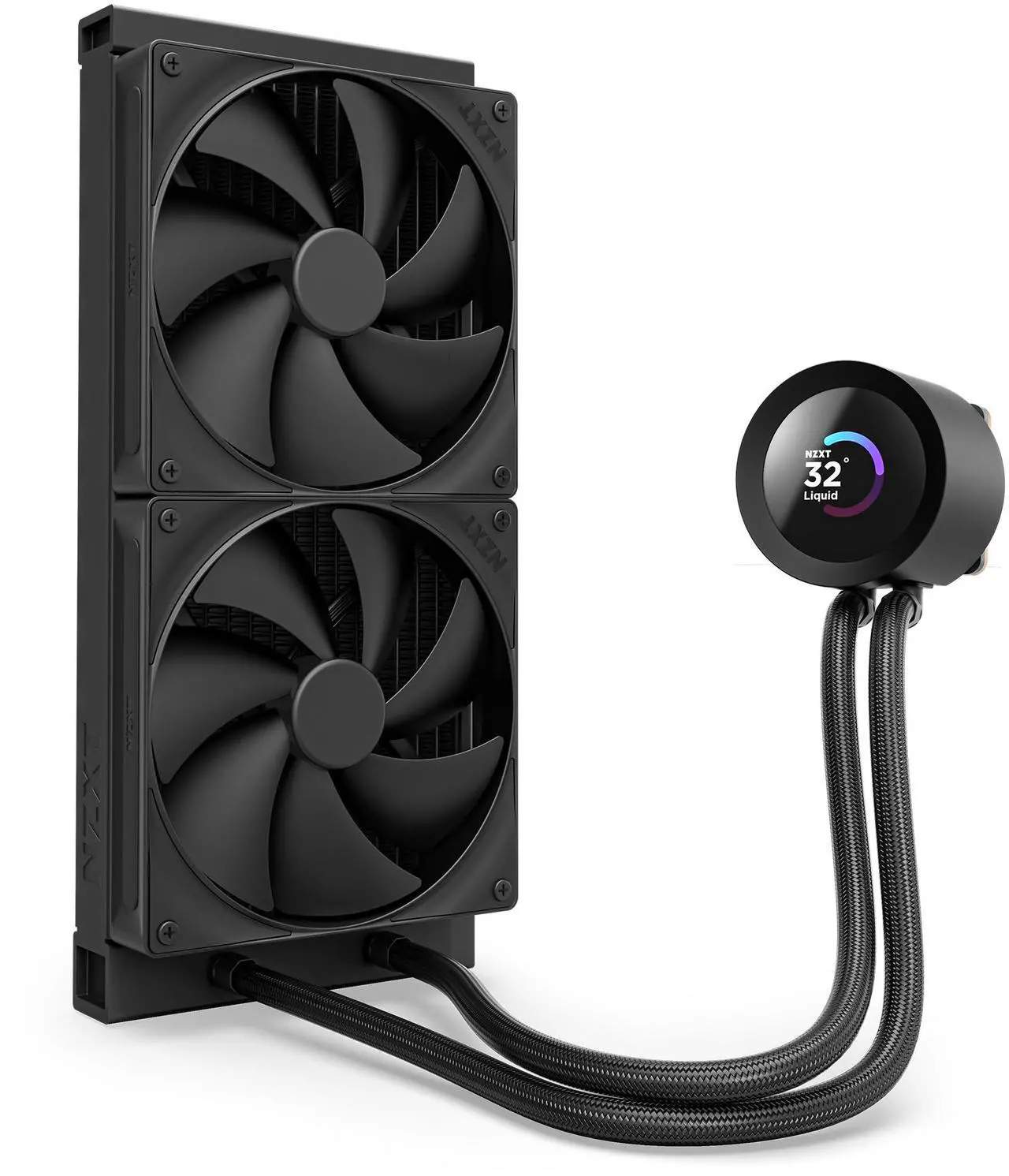 NZXT KRAKEN PLUS 280 MM AIO LIQUID COOLER WITH 1.54" LCD & STATIC ...
