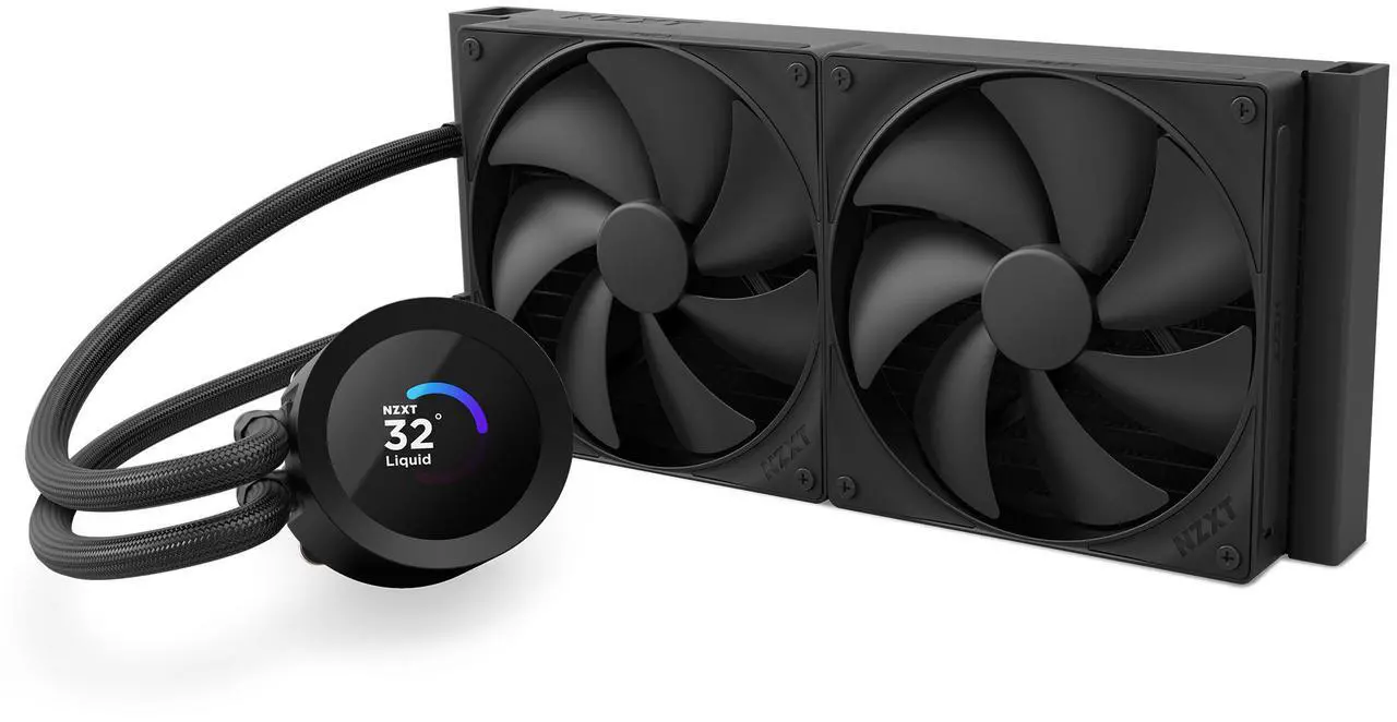 NZXT KRAKEN PLUS 280 MM AIO LIQUID COOLER WITH 1.54" LCD & STATIC ...