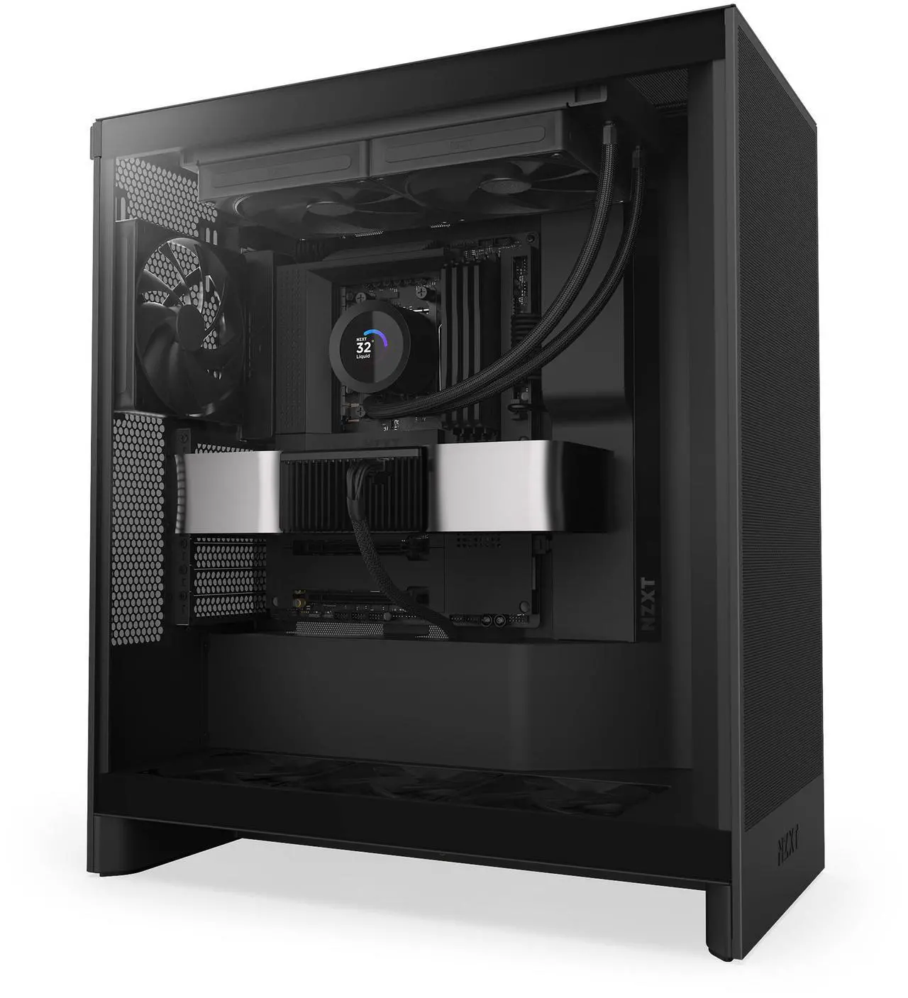 NZXT KRAKEN PLUS 360 MM AIO LIQUID COOLER WITH 1.54" LCD & STATIC ...