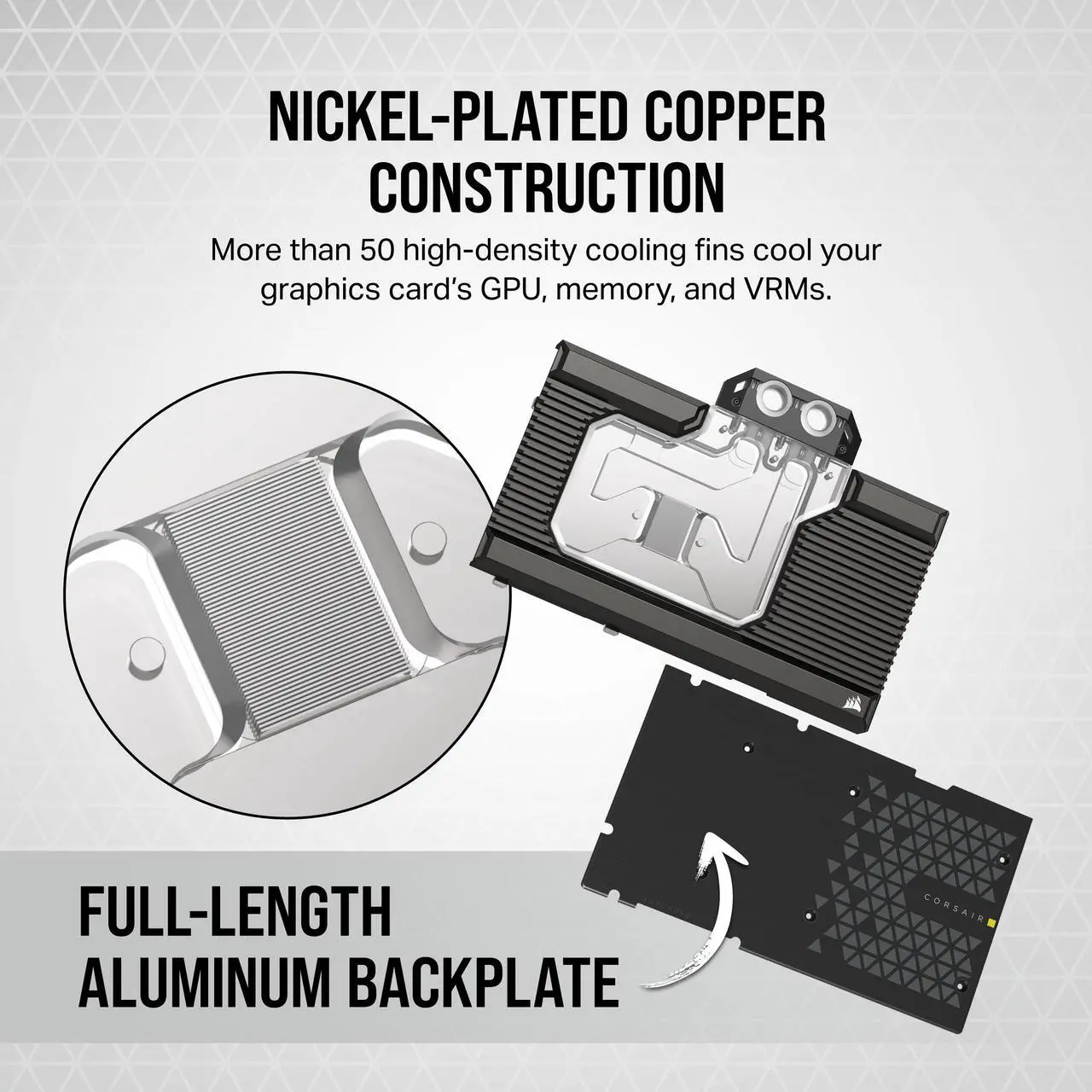 CORSAIR Hydro X Series XG7 RGB 4090 FOUNDERS EDITION GPU Water Block ...