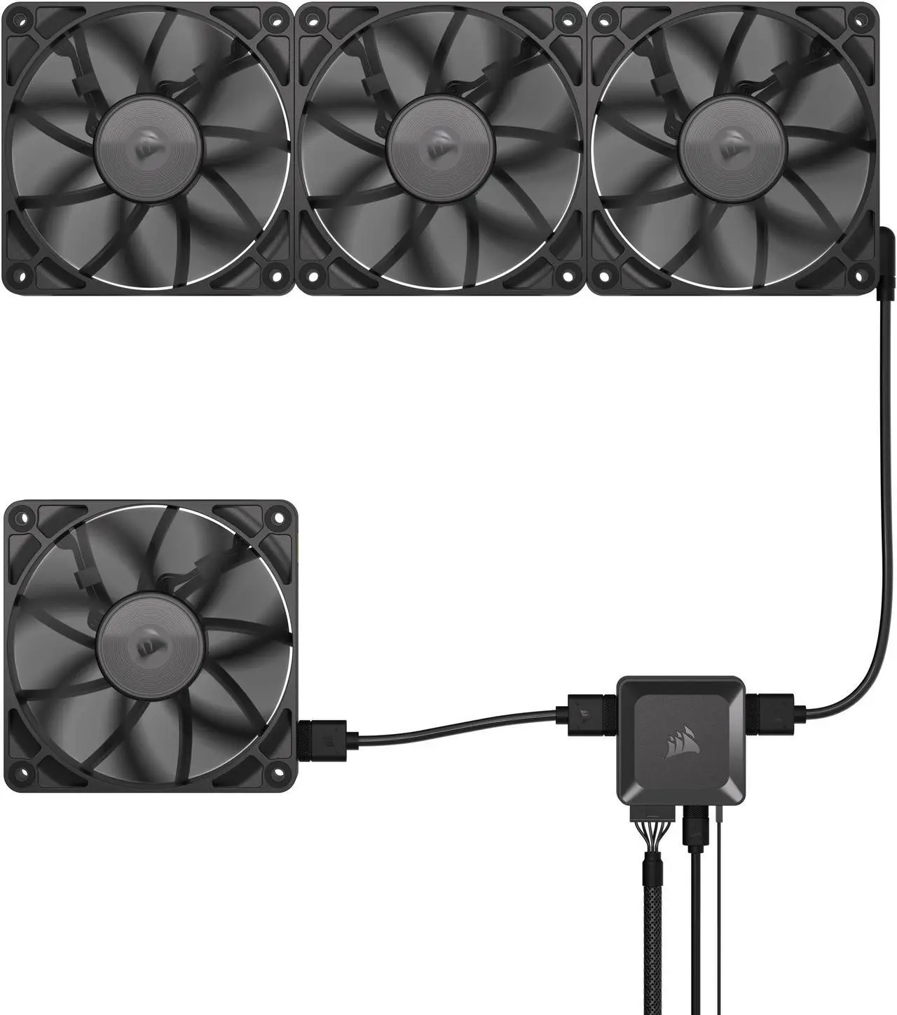 CORSAIR RX Series, iCUE LINK RX120, 120mm Fan, Triple Pack - Newegg.com