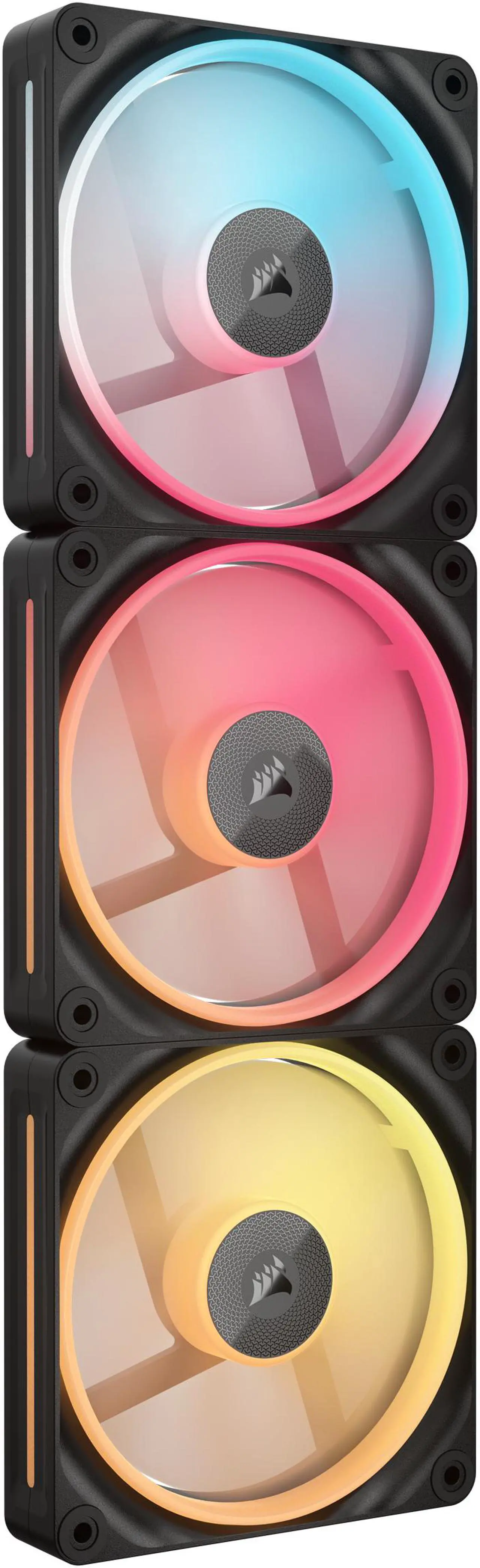 CORSAIR iCUE LINK LX120-R RGB 120mm PWM Reverse Fans Starter Kit ...