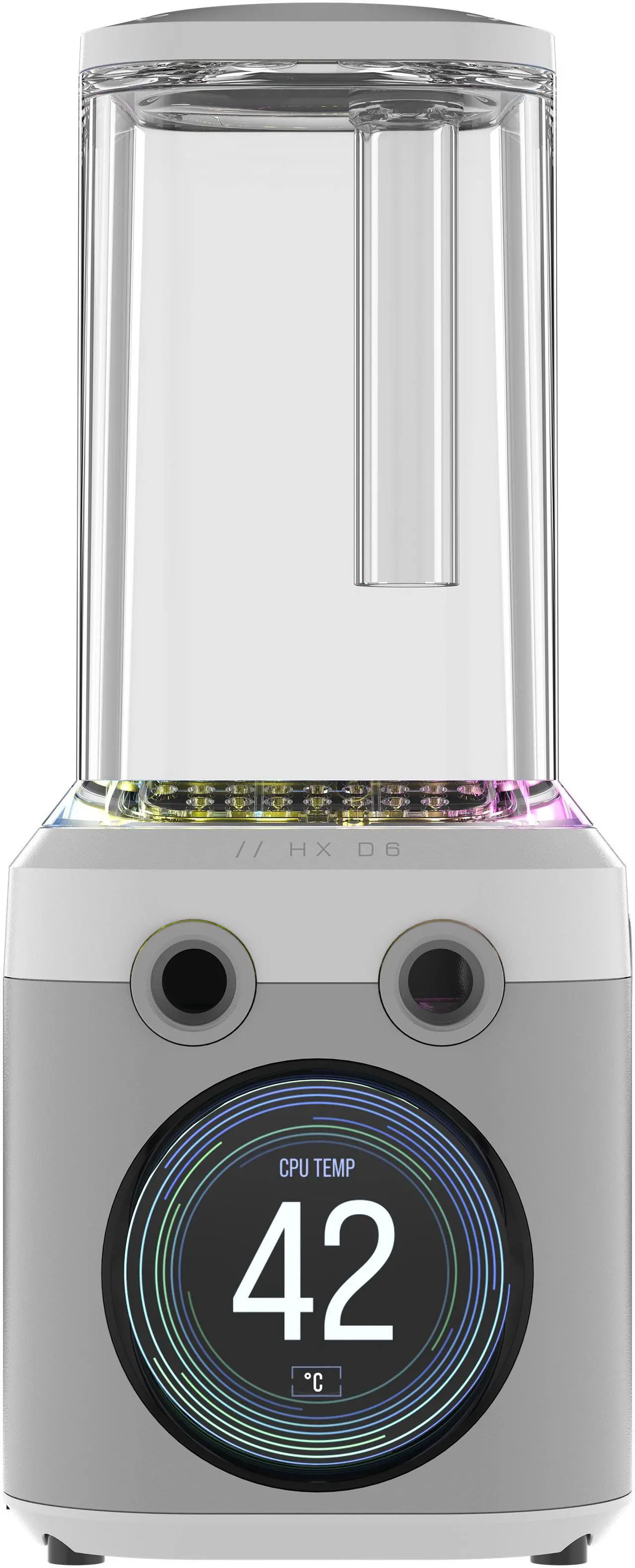 The CORSAIR iCUE LINK XD6 RGB ELITE LCD Pump/Reservoir offers high ...