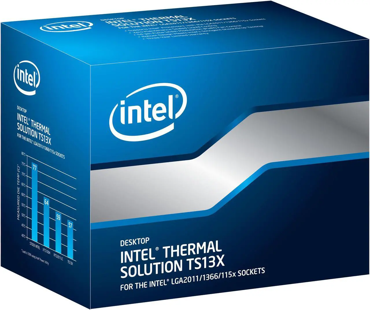 Intel Thermal Solution Air BXTS13A Cooling Fan & Heatsink LGA2011 ...