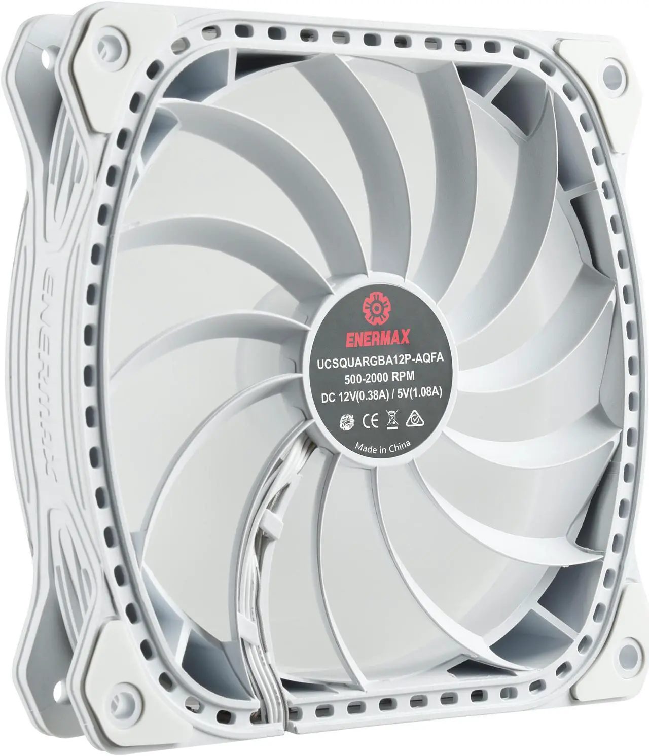 Open Box: Enermax AQUAFUSION ADV 120 ARGB AIO CPU Liquid Cooler White ...