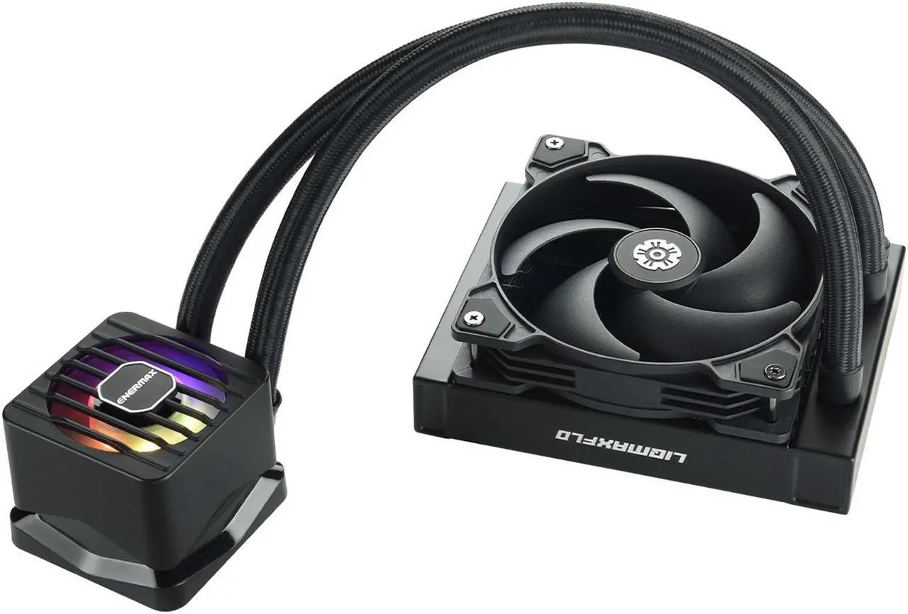 Open Box: ENERMAX LIQMAXFLO SR 120 ARGB AIO CPU Liquid Cooler - 60mm ...