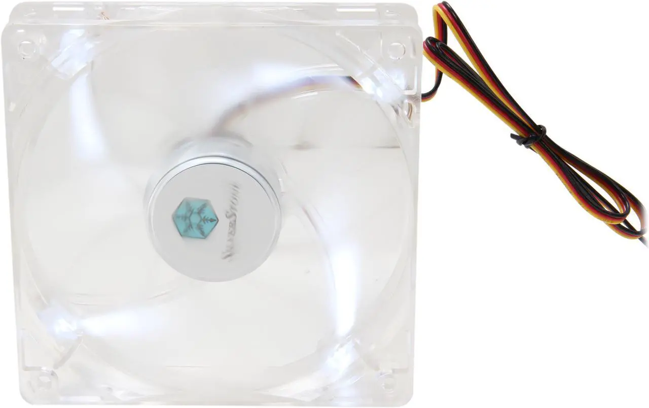 SilverStone FN121-P-WL White LED Case Fan - Newegg.com