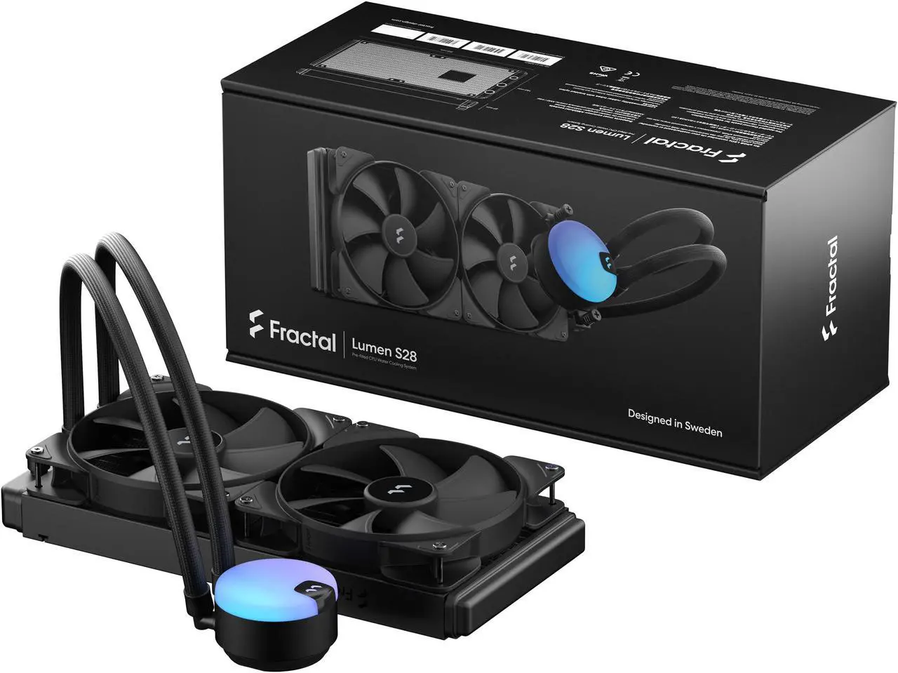 Fractal Design Lumen S28 v2 Aspect 14 PWM x2 AIO CPU Liquid/Water ...