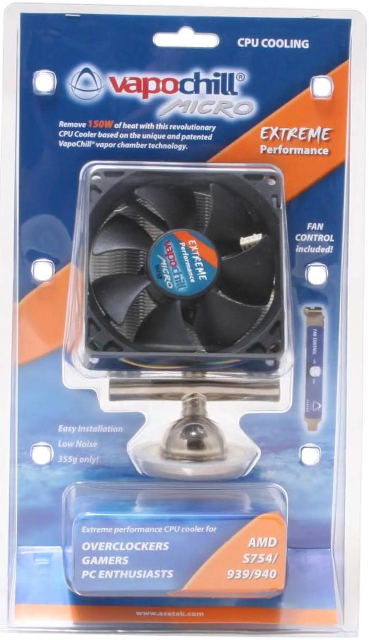 vapochill MICRO 06-L-0015 92mm Sleeve CPU Cooler - Newegg.com