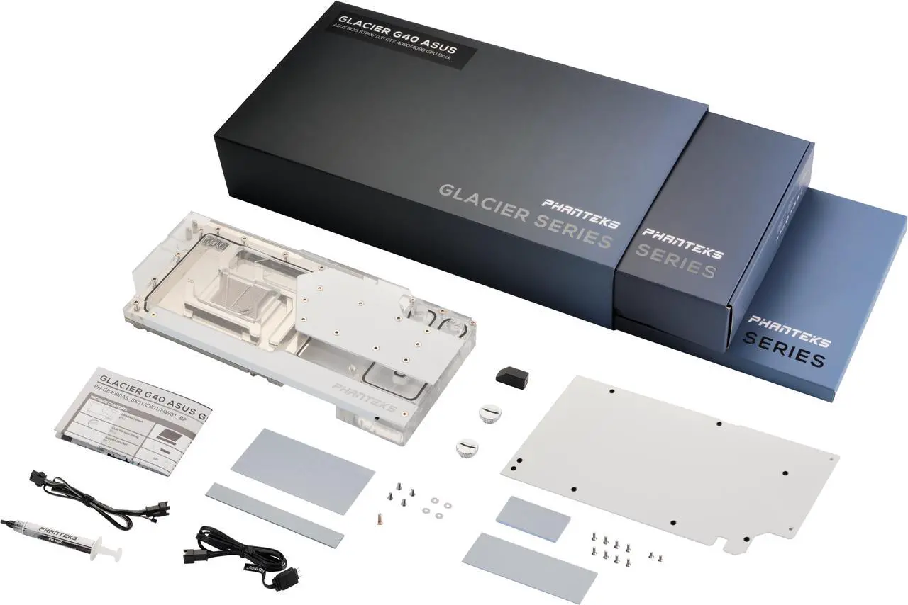 Phanteks Glacier G40 ASUS GPU Block for ASUS ROG STRIX / TUF gaming RTX ...