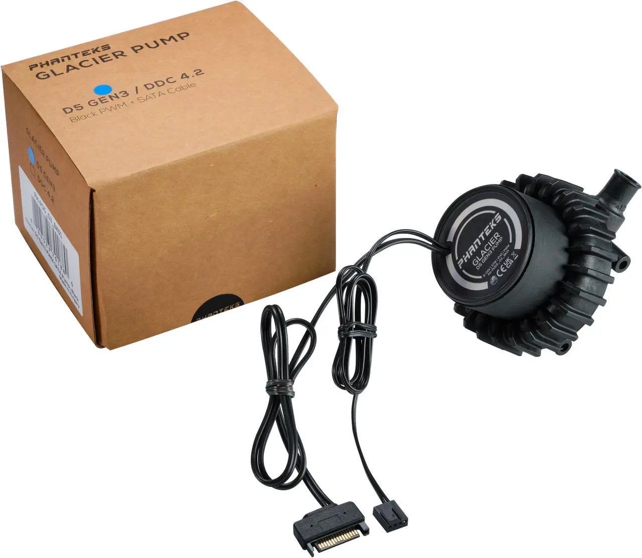 Phanteks D5 Gen3 PWM High Performance Water Pump with PWM Speed Control ...