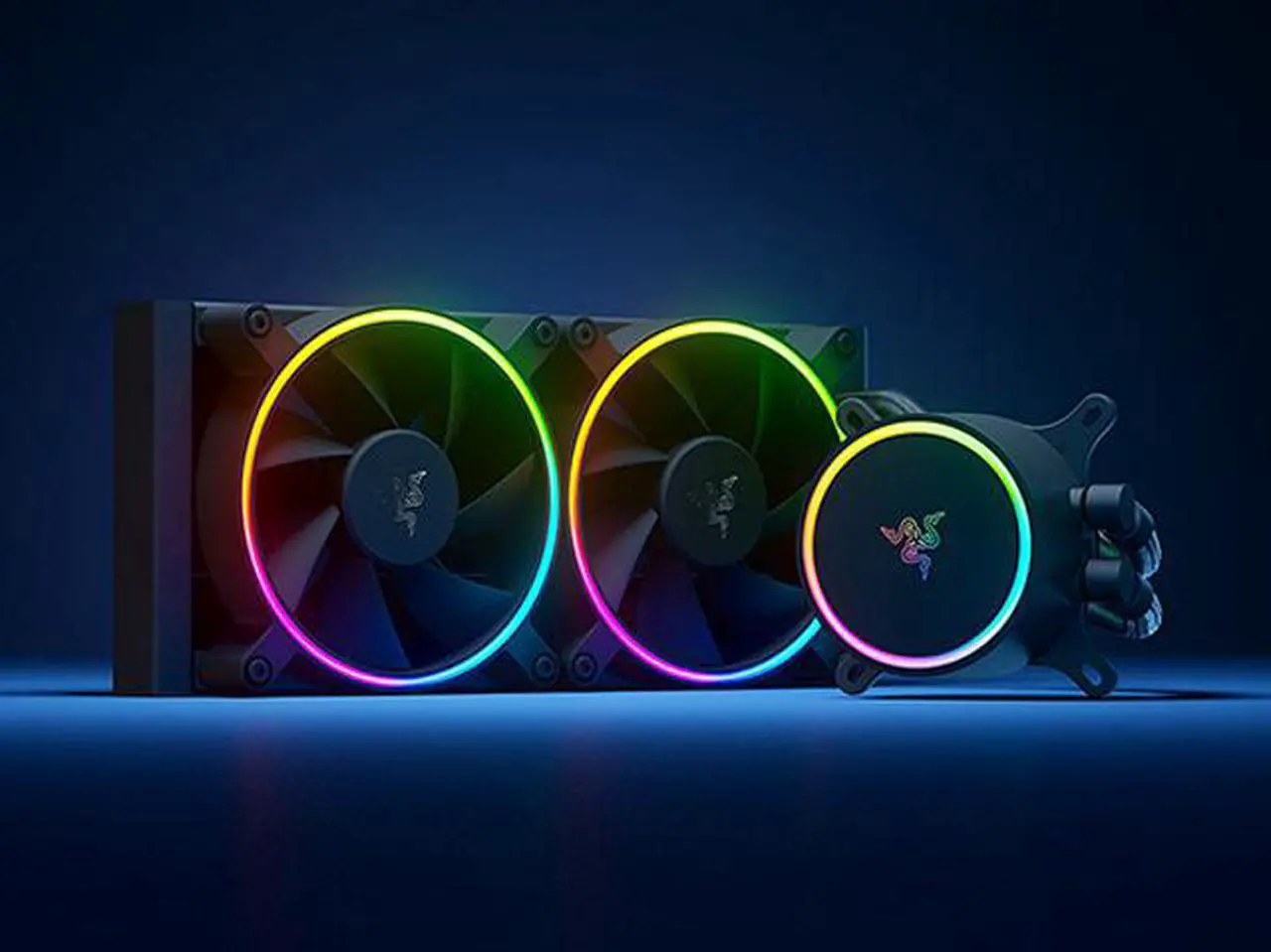 Razer Hanbo Chroma RGB AIO Liquid Cooler 240MM (ARGB Pump Cap), Intel ...