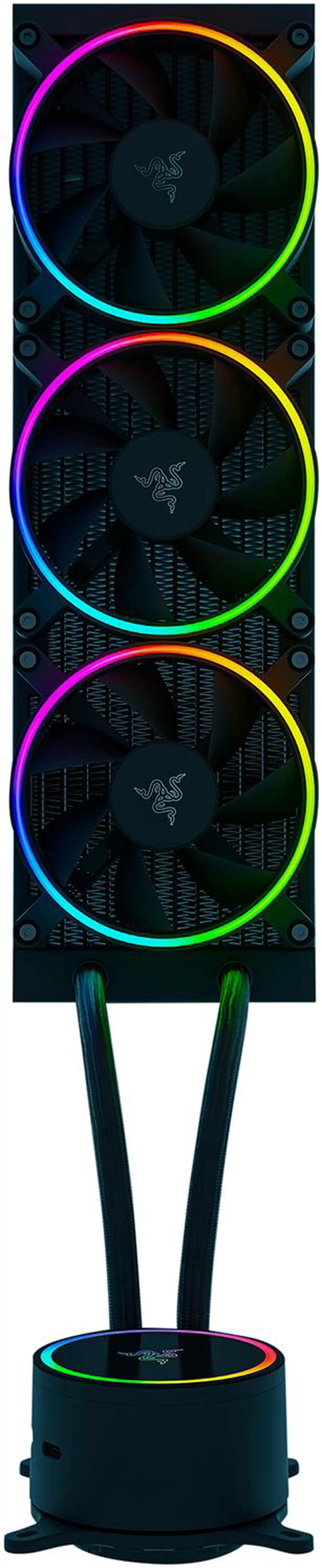 Razer Hanbo Chroma RGB AIO Liquid Cooler 360MM (aRGB Pump Cap), Intel ...