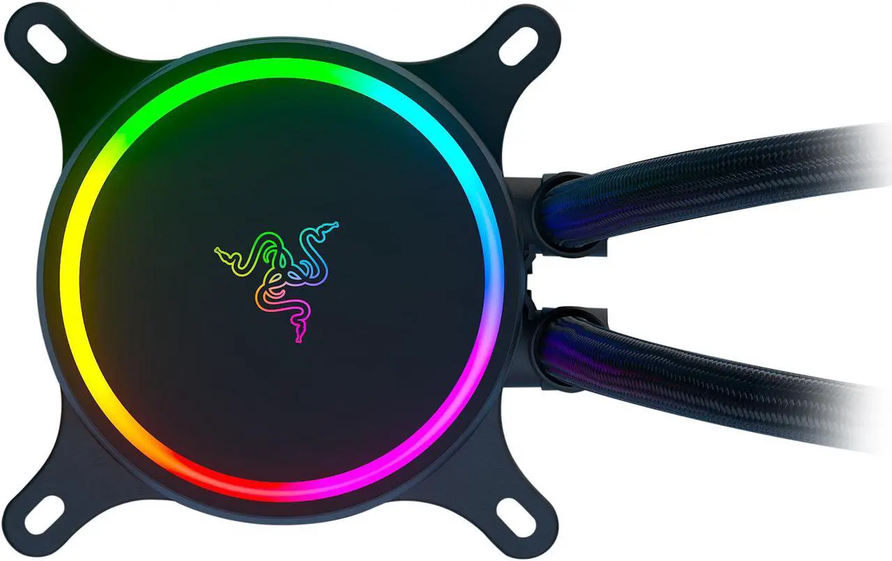 Razer Hanbo Chroma RGB AIO Liquid Cooler 360MM (aRGB Pump Cap), Intel ...