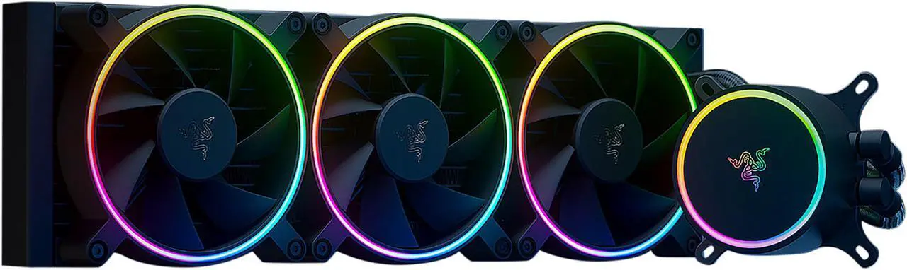 Razer Hanbo Chroma RGB AIO Liquid Cooler 360MM (aRGB Pump Cap), Intel ...
