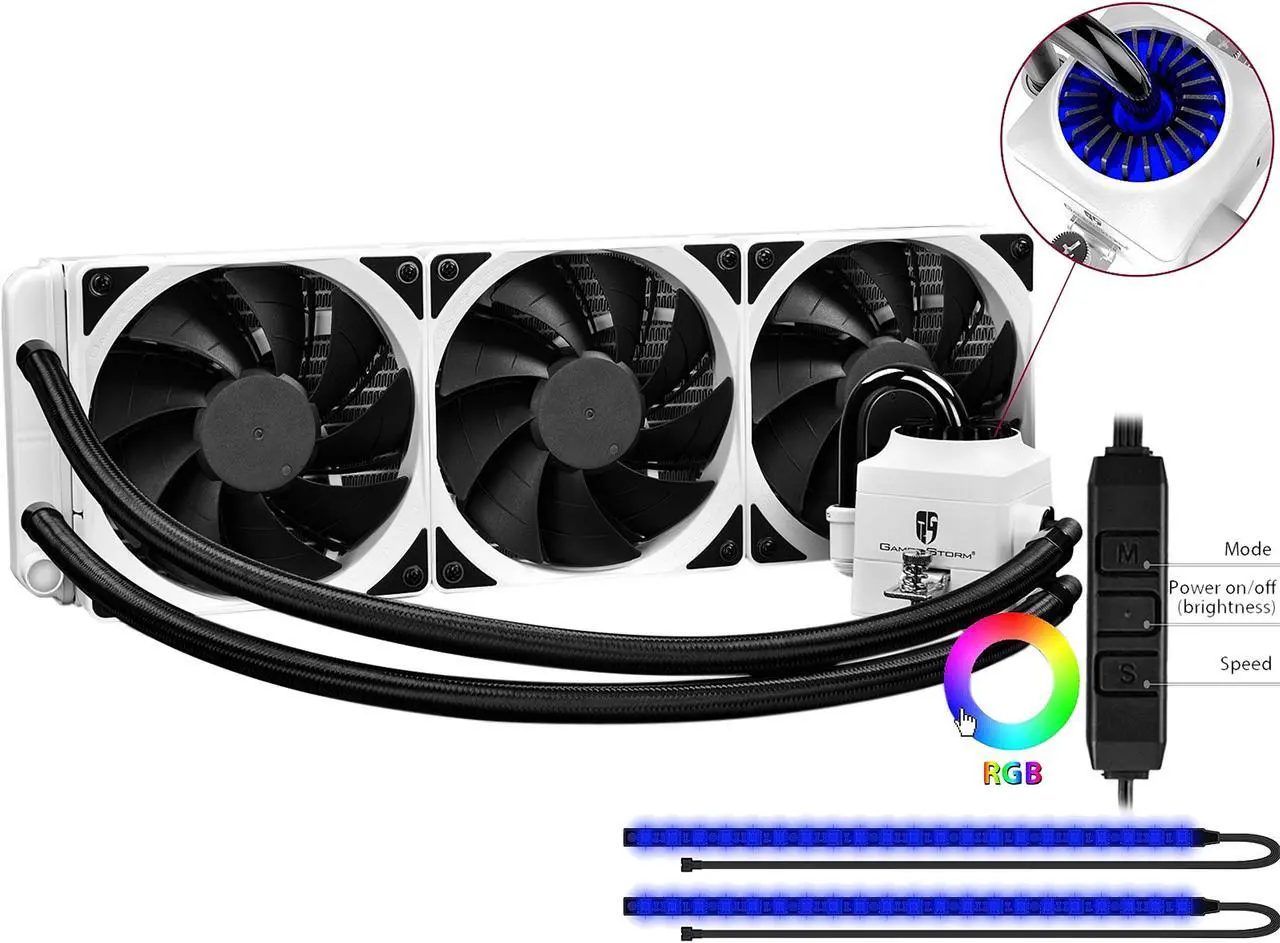 Open Box: DEEPCOOL Gamer Storm CAPTAIN 360EX RGB WHITE-AIO CPU Liquid ...