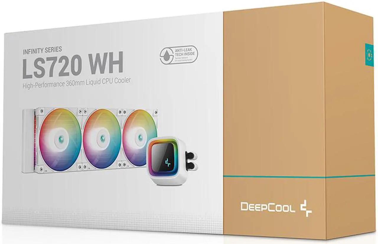 Deepcool R-LS720-WHAMNT-G-1 LS720 WH 360 RGB AIO Liquid CPU Cooler ...