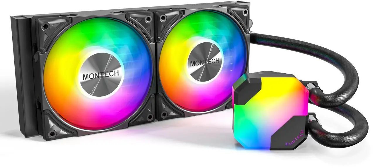 Open Box: MONTECH HyperFlow ARGB 240 - AIO CPU Liquid Cooler, Intel&AMD ...