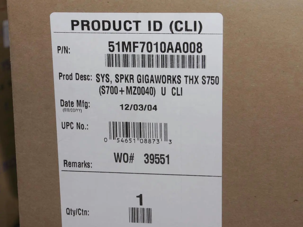 Creative GIGAWORKS S750 7.1 Surround Computer Speaker - Newegg.com