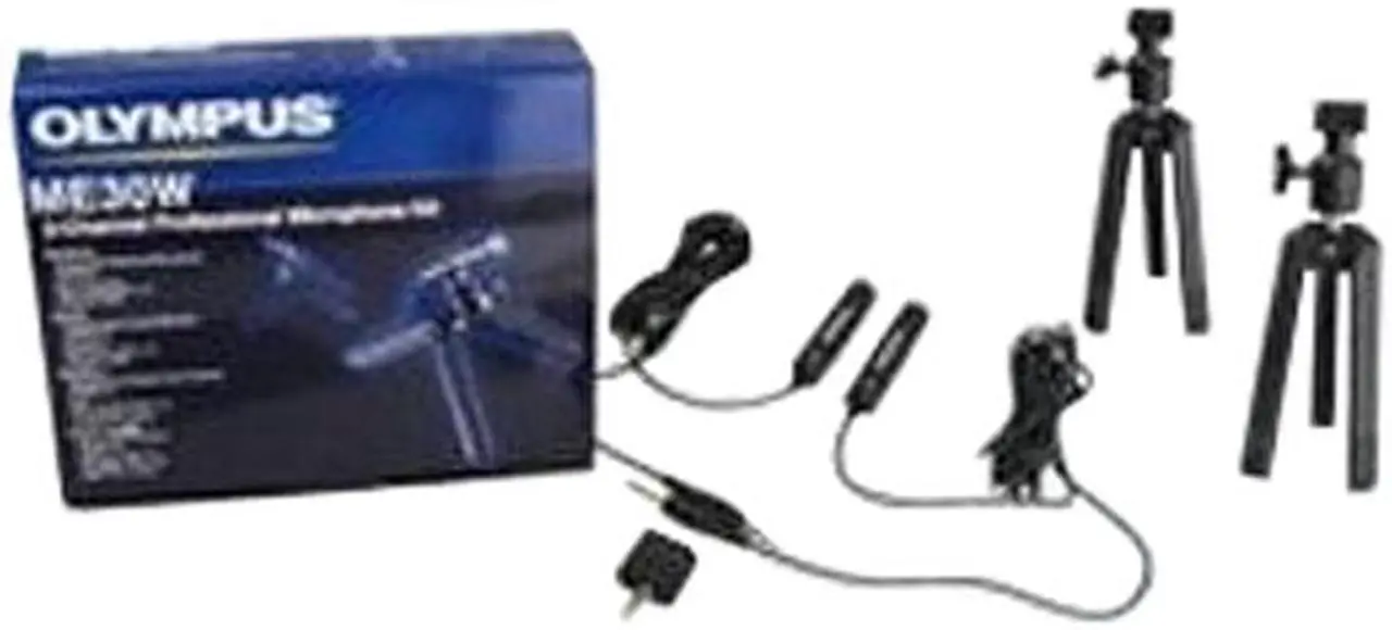OLYMPUS ME30W 2-Channel Professional Microphone Kit - Newegg.com