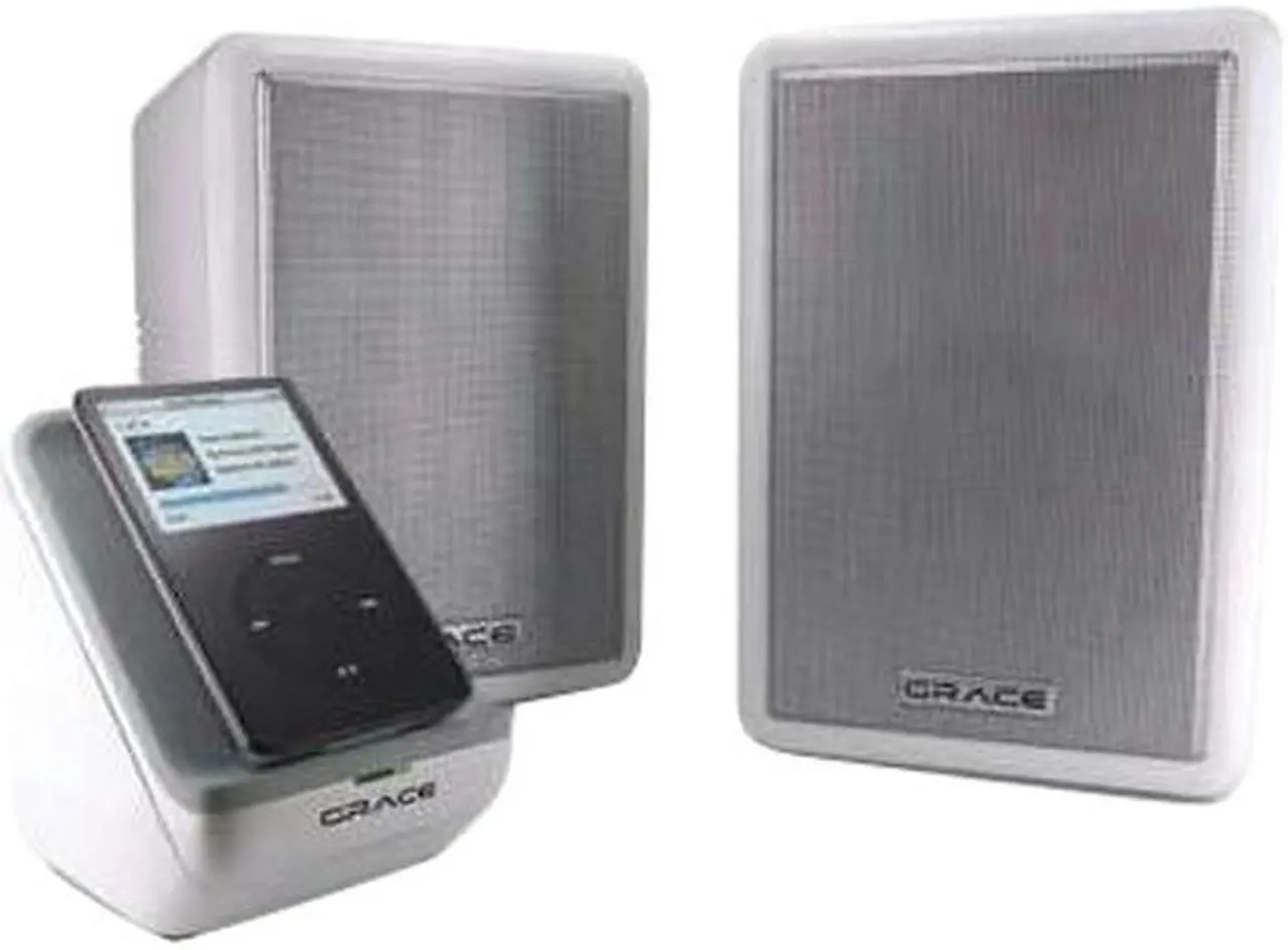 GRACE Digital Audio SCN300W 2.0 Schooners - Weatherproof Wireless ...