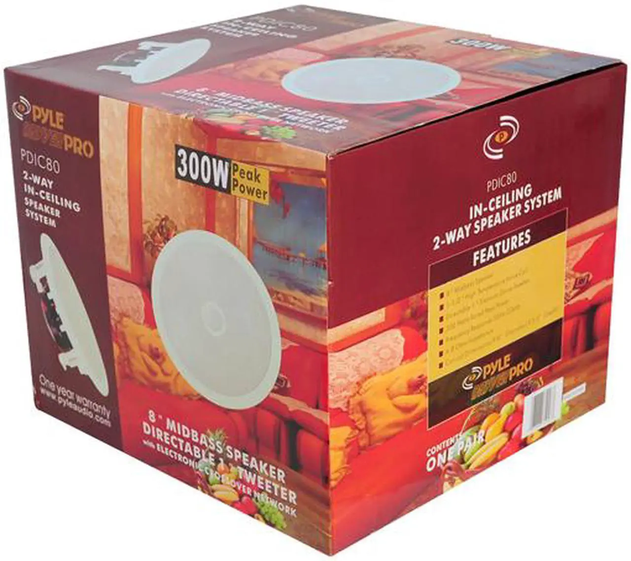 PYLE PDIC80 In-Ceiling Speaker - Newegg.com