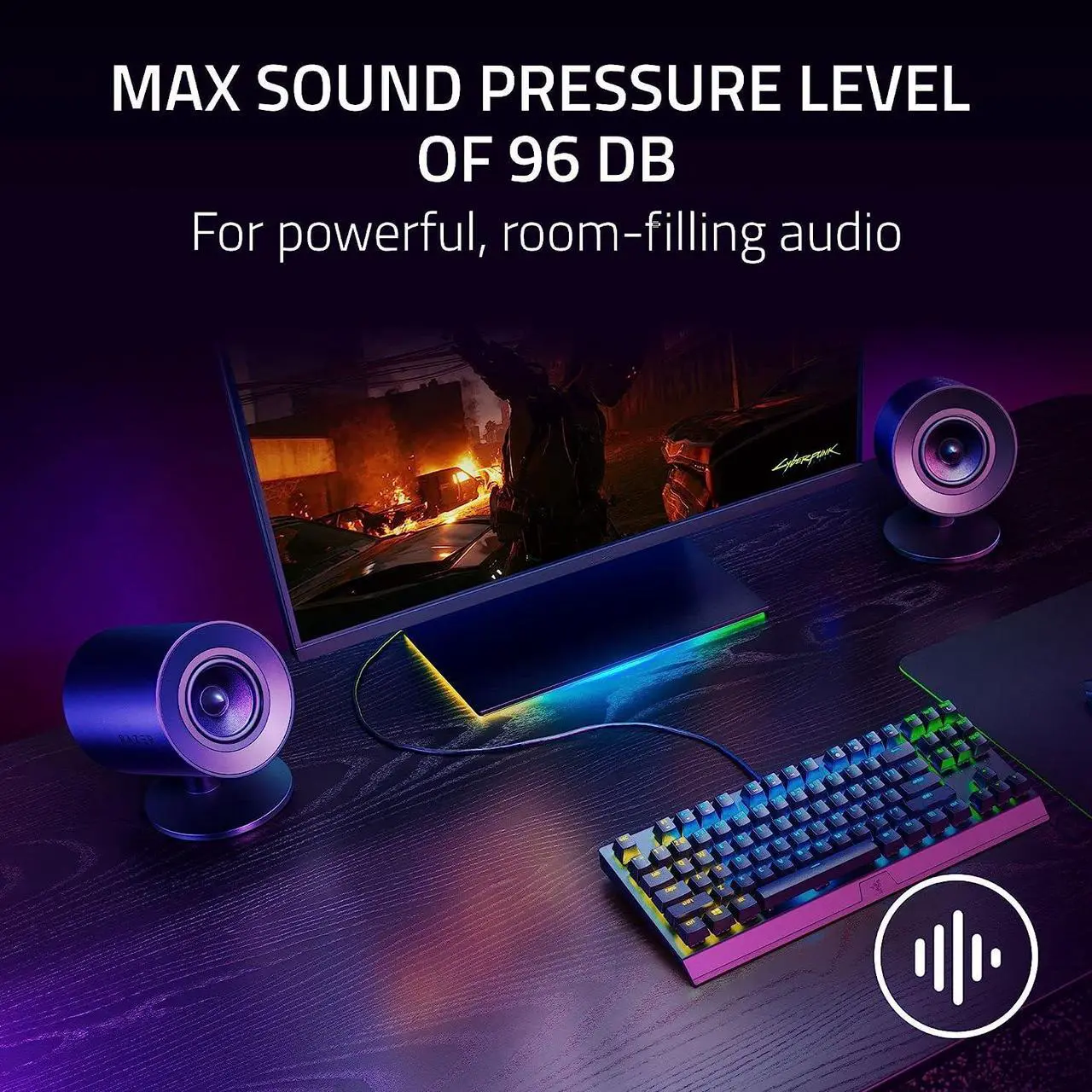 Razer Nommo V2 X - Full-Range 2.0 PC Gaming Speakers: THX Spatial Audio ...
