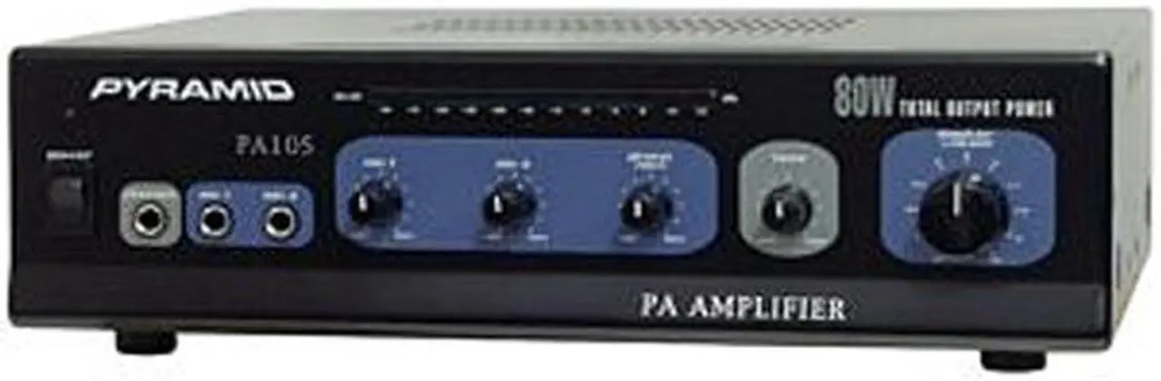 Pyramid PA105 80 Watt Microphone PA Amplifier w/70V Output - Newegg.com